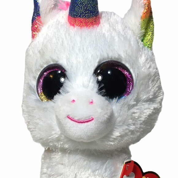 Ty | Toys | New Ty Pixy White Unicorn Nwt Beanie Boos 6in | Poshmark